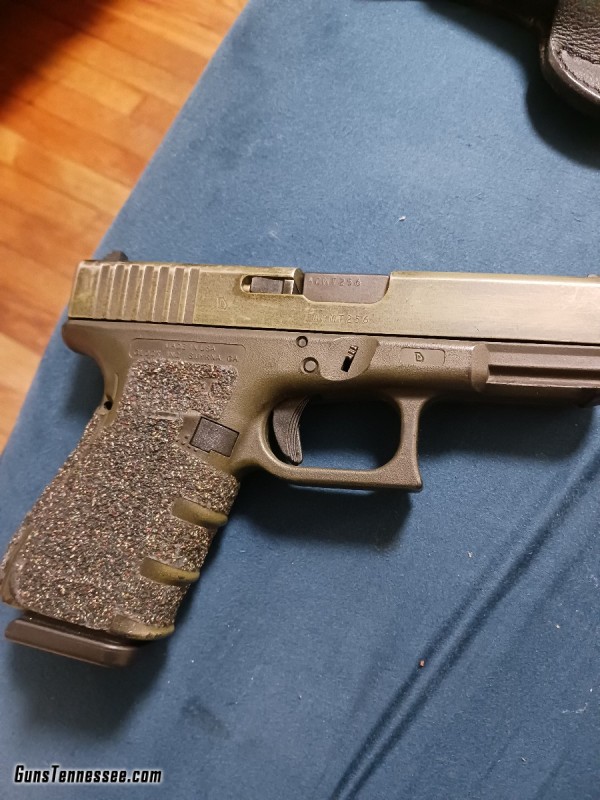 Glock gen 4 9mm,battle worn green | Firearms | Kingsport | Guns ...