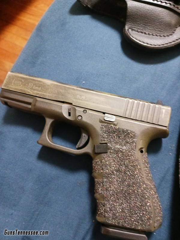 Glock gen 4 9mm,battle worn green | Firearms | Kingsport | Guns ...